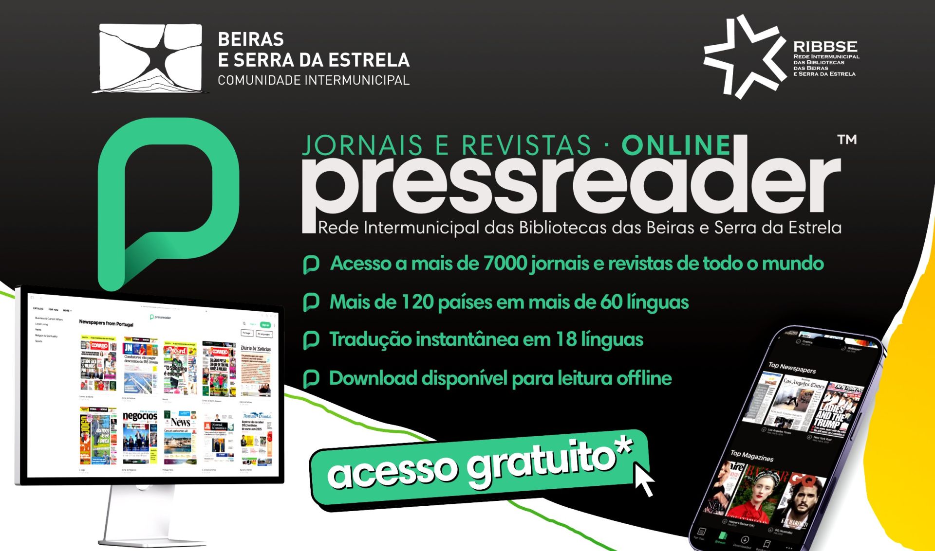 Disponibilizado acesso gratuito à plataforma Pressreader através da BMEL